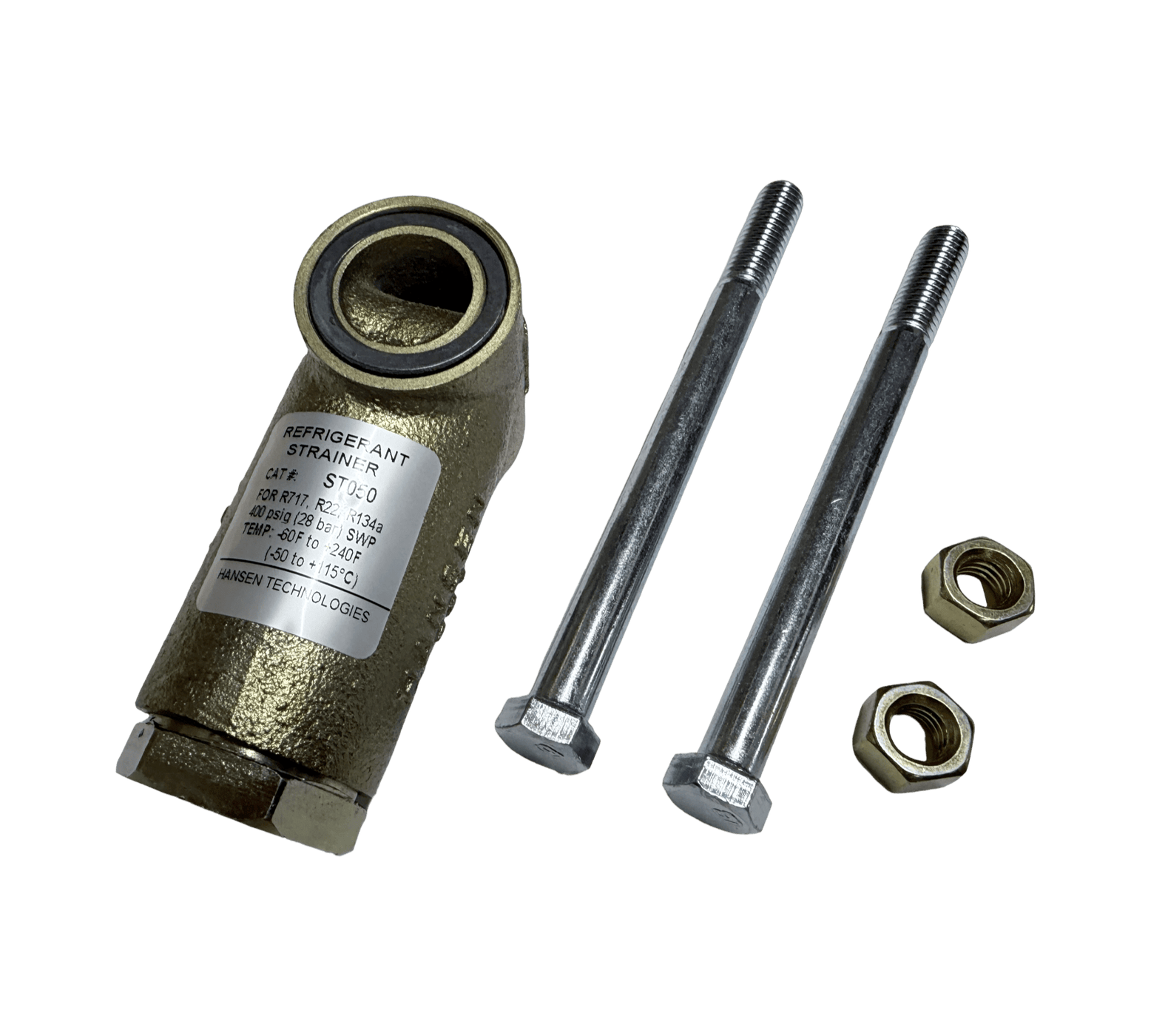 VAL-HANST050 | 1/2-In Refrigerant Strainer — Automatic ICE™ Systems
